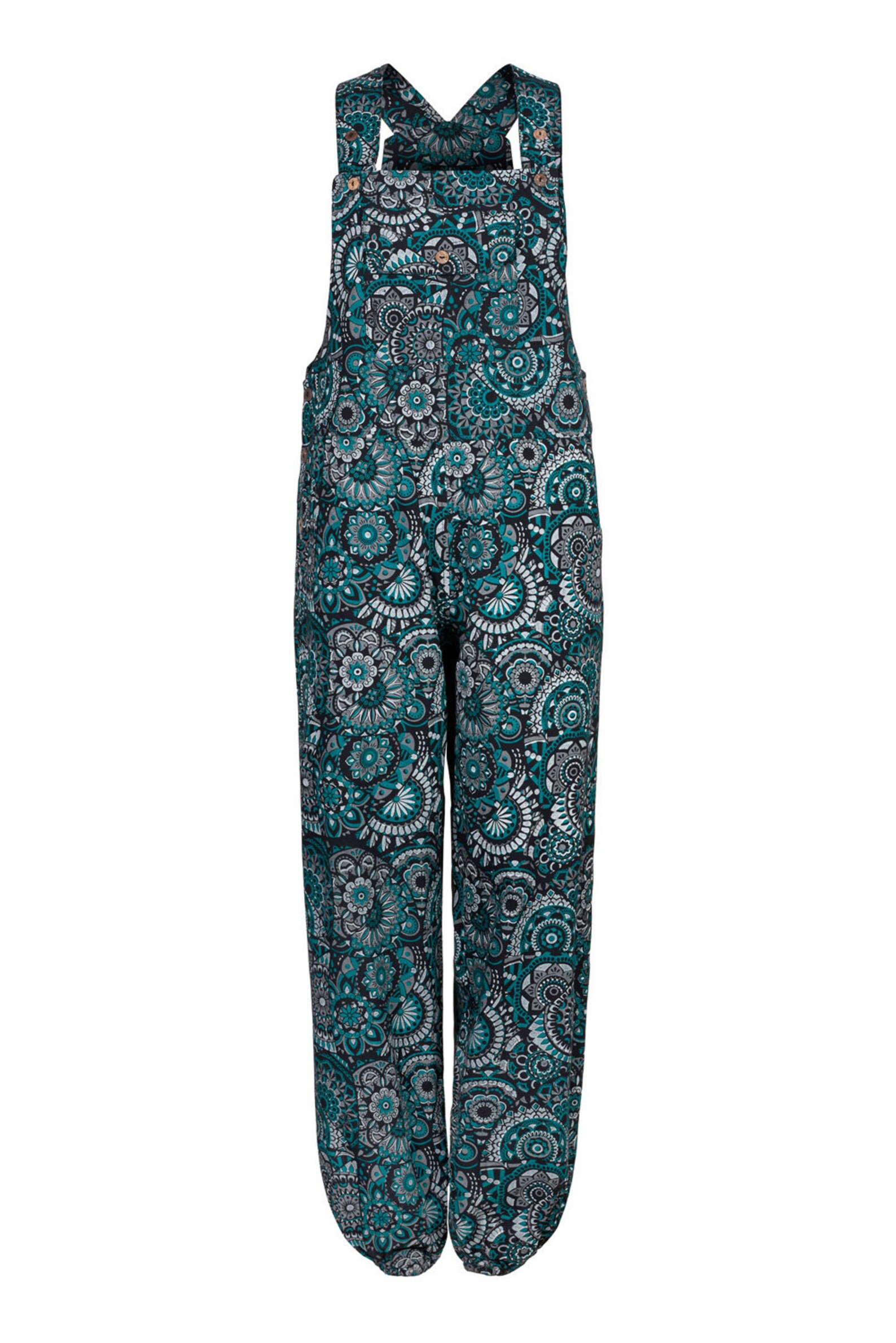 Funky Mandala Print Baggy Dungarees Available up to Plus - Etsy UK