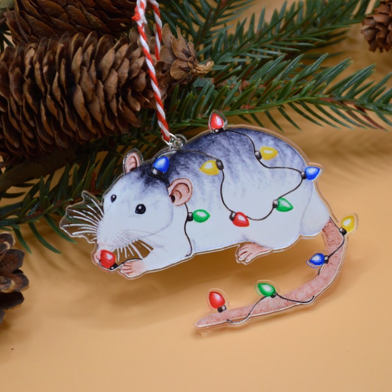 Christmas Rat Decorations - Etsy