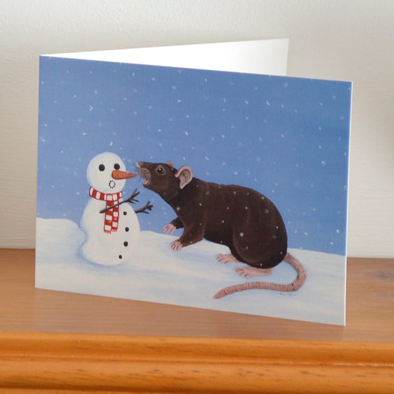 Rat Card - Etsy