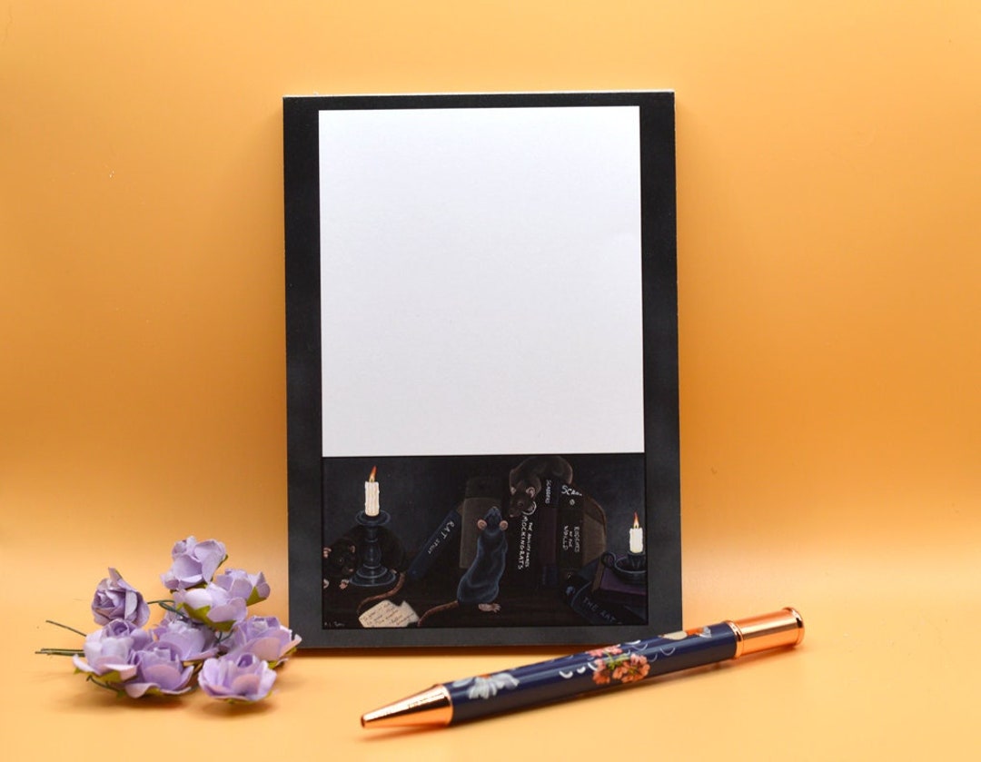 Library Rats Notepad, Rats Notebook, Gift Idea for Rat Lovers and ...