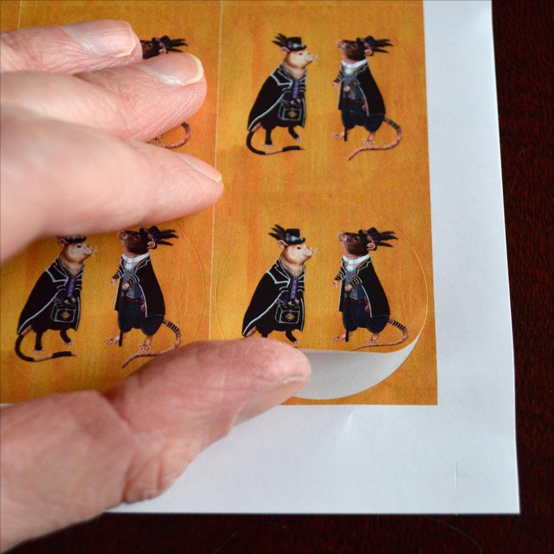 Steampunk Rat Stickers, Rat Sticker Sheet - Etsy