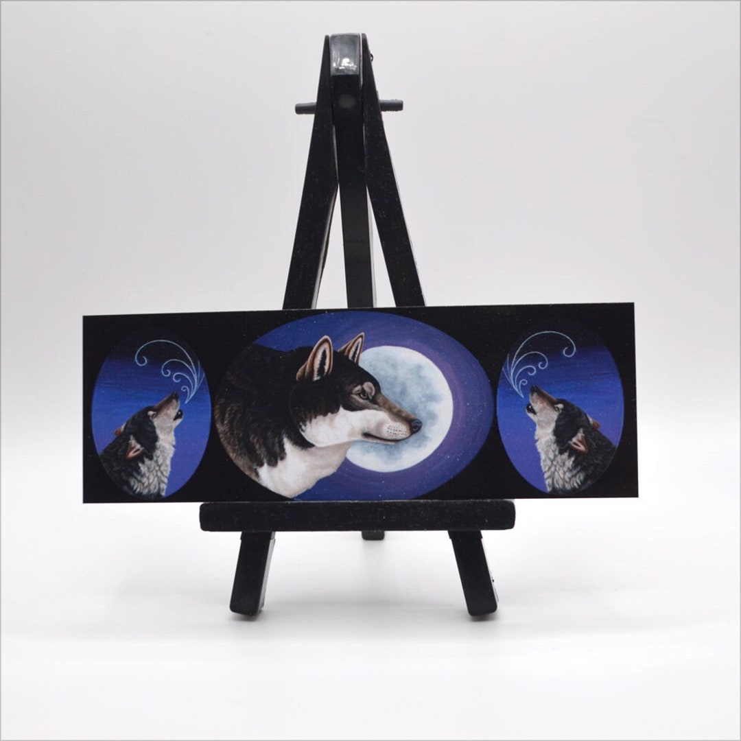 Wolf Bookmark, Wolf Gift Idea, Page Marker - Etsy