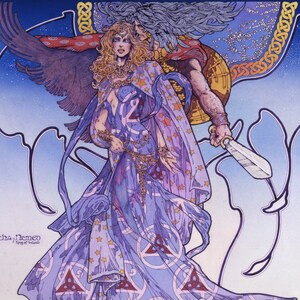 Fantasy Art Macha and Nemed. Celtic, Ireland, Warrior, Goddess, King ...