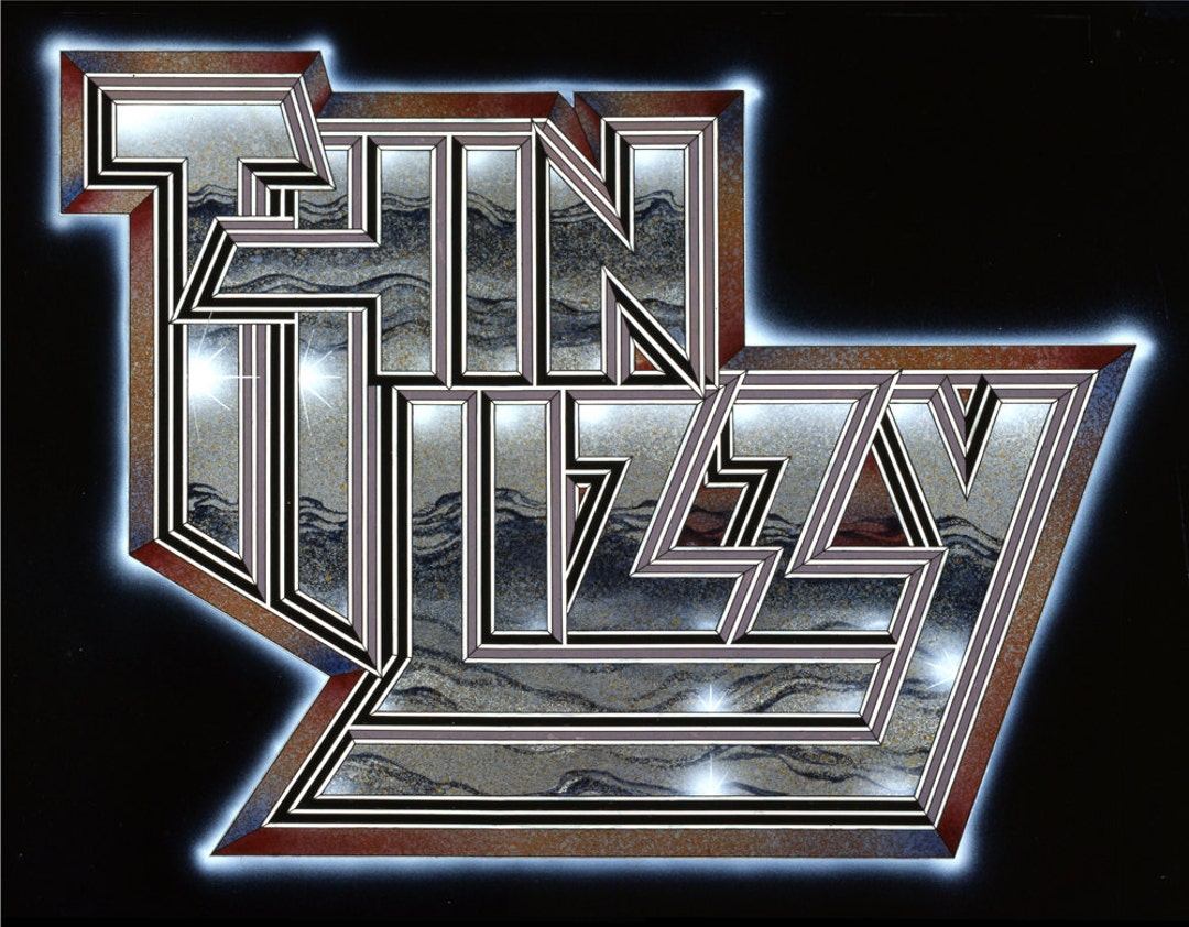 Thin Lizzy Logo Print. - Etsy Denmark