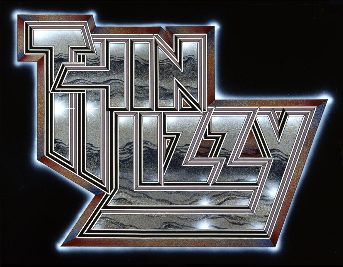 Thin Lizzy Logo Print. - Etsy UK