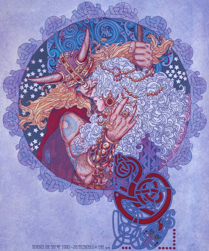 Irish Fantasy Art Print. Celtic Irish Ireland Fine Art - Etsy