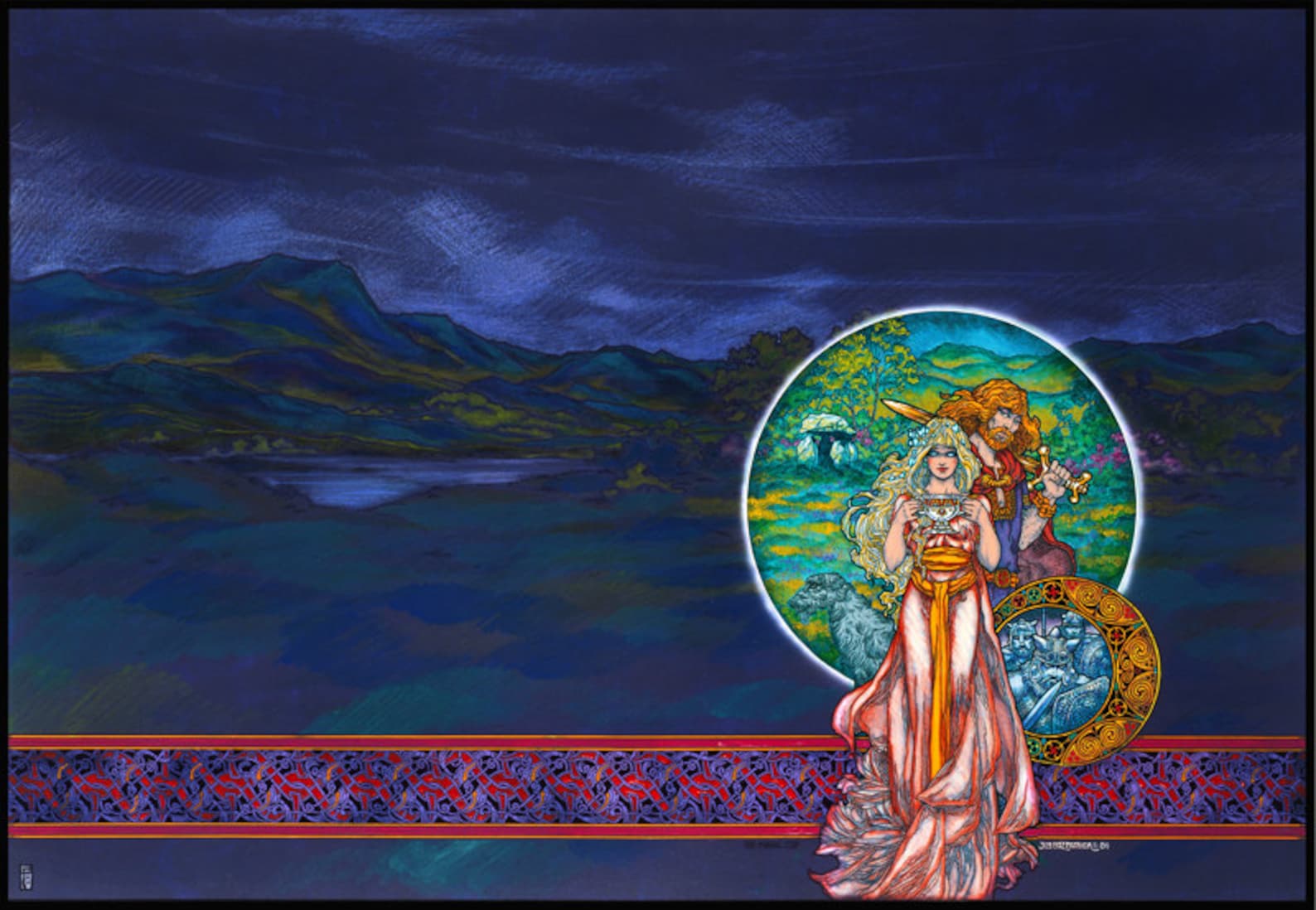 Celtic Irish Fantasy Art 'the Magic Cup' 8x11" Print. Ireland, Love ...