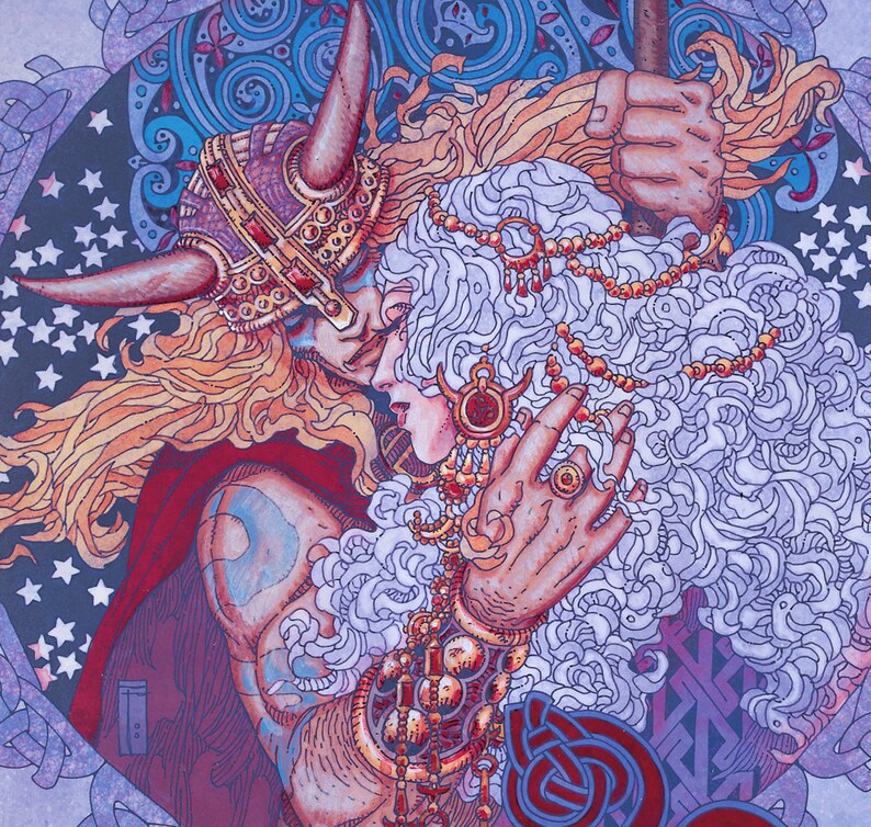 Irish Fantasy Art Print. Celtic Irish Ireland Fine Art | Etsy