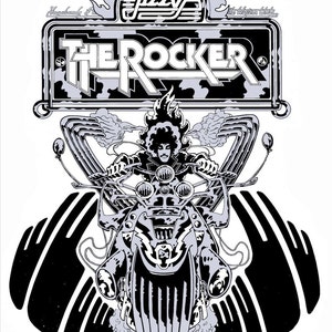 Poster Art Thin Lizzy the Rocker Print. Retro Art Print, Vintage ...