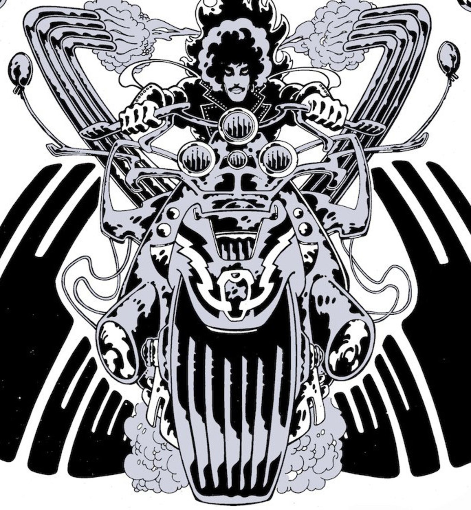 Poster Art Thin Lizzy the Rocker Print. Retro Art Print, Vintage ...