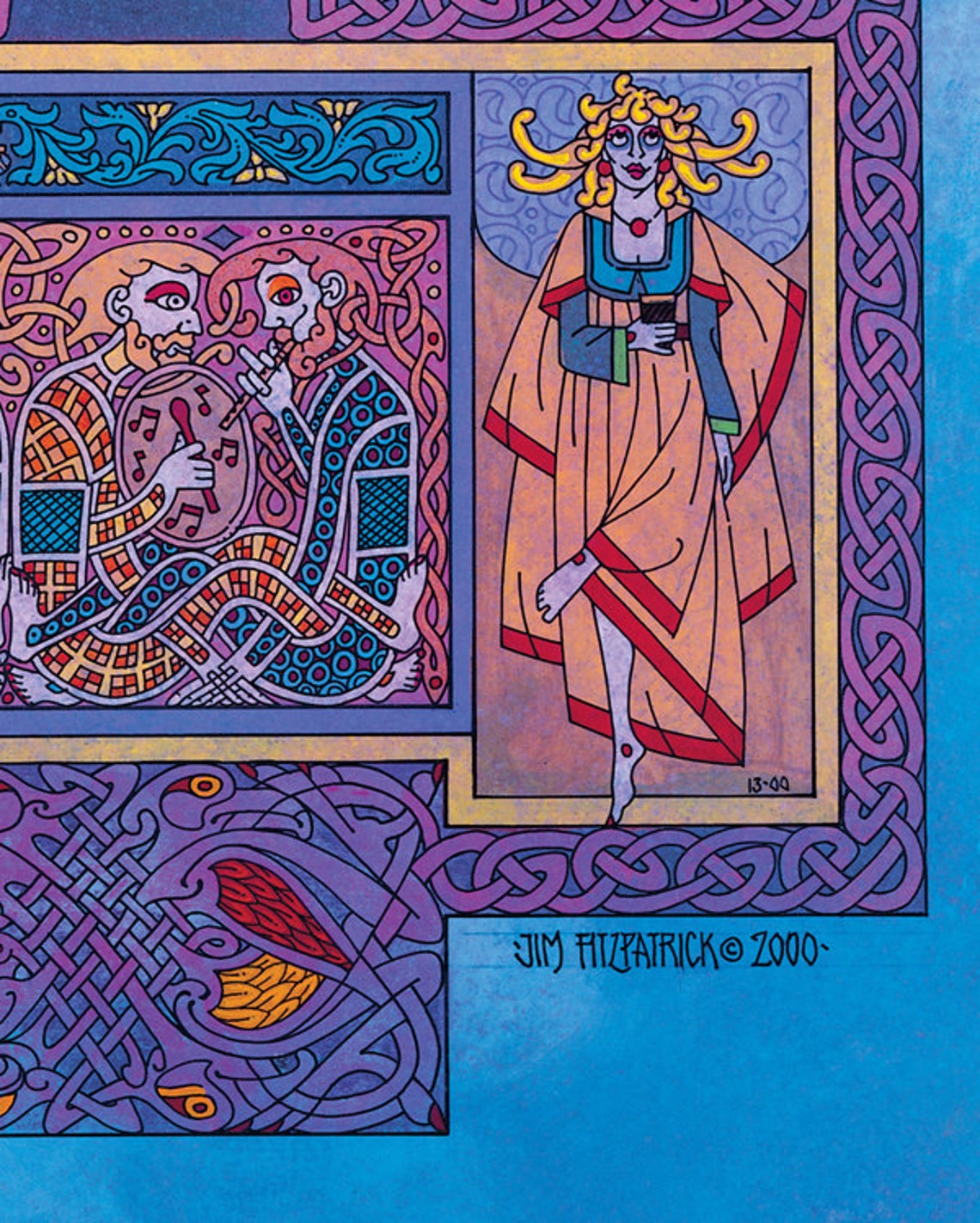 Celtic Irish Fantasy Art 'sadb' Print. Ireland, Landscape, Goddess ...