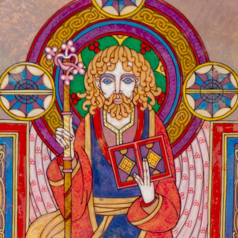 Celtic Irish Art SAINT FINNIAN - Etsy