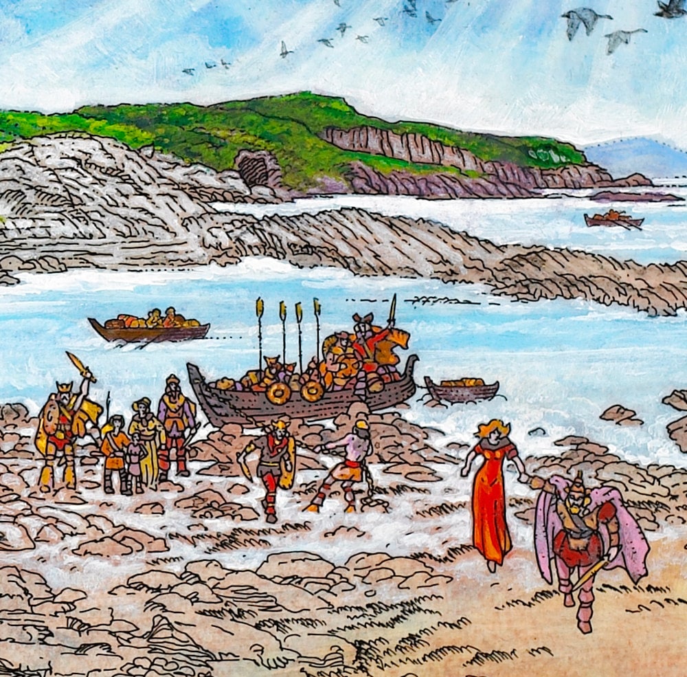 Irish Landscape BERE ISLAND. Celtic, Irish, Ireland, Fine Art Print ...