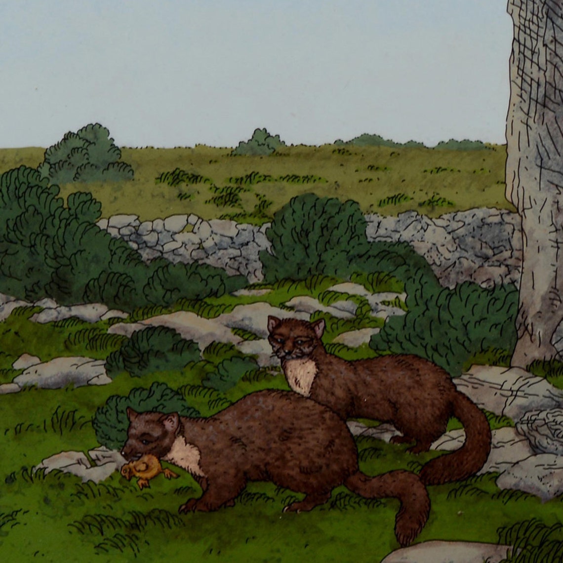 Celtic Irish Fantasy Art Print Poulnabrone Dolmen Day. - Etsy