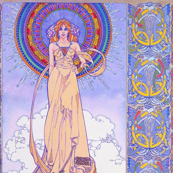 Art Nouveau Print - Etsy
