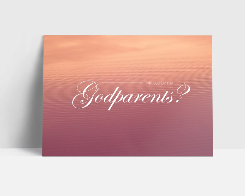 Will You Be My Godparents Proposal Card - Printable | Godparents ...