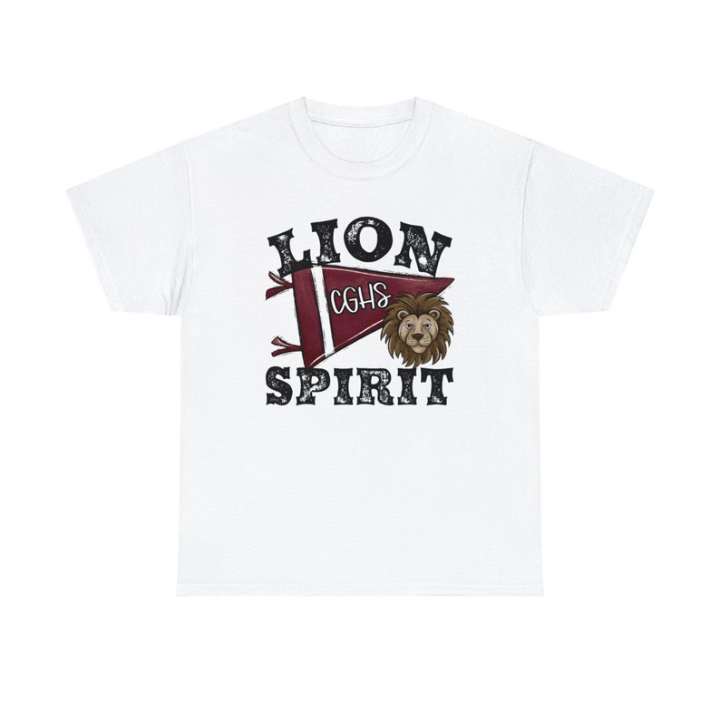 Lion Spirit Mascot and CGHS Pennant - Etsy