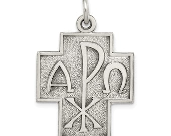 Alpha omega cross | Etsy