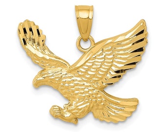 Eagle Diamond Pendant | Etsy