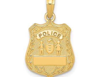 Police Badge Pendant | Etsy