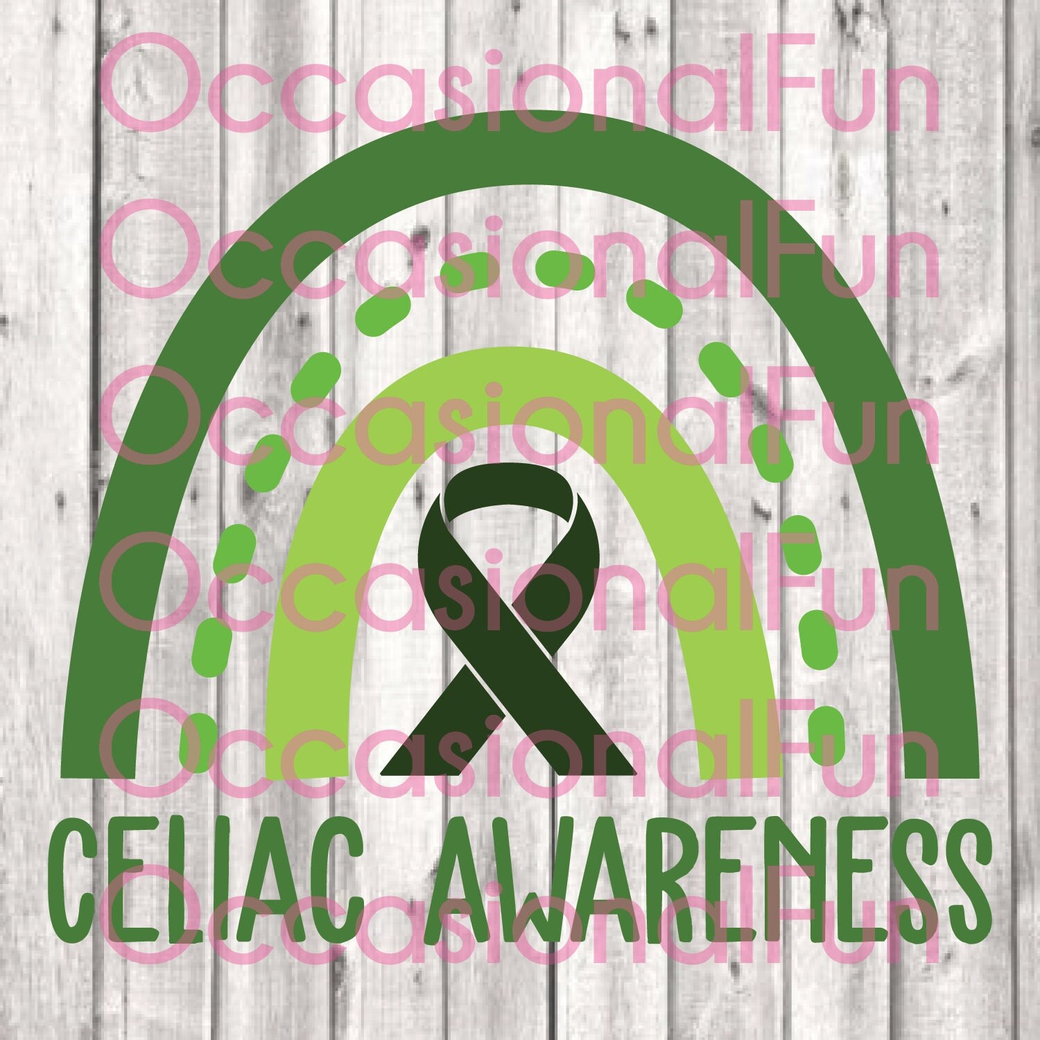 Celiac Awareness Rainbow Digital SVG - Etsy
