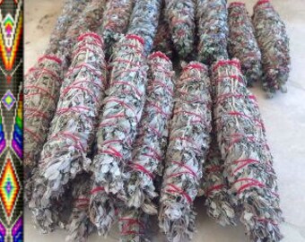 Sage Rosemary and Sweetgrass Smudge Stick Ritual Sacred | Etsy