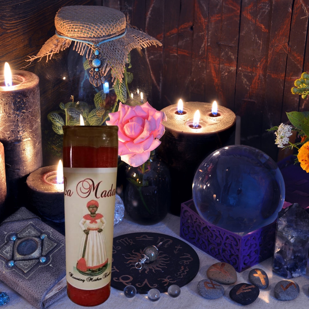 La Madama Candle, Protection, Family, Love, Intuition, Prosperity ...