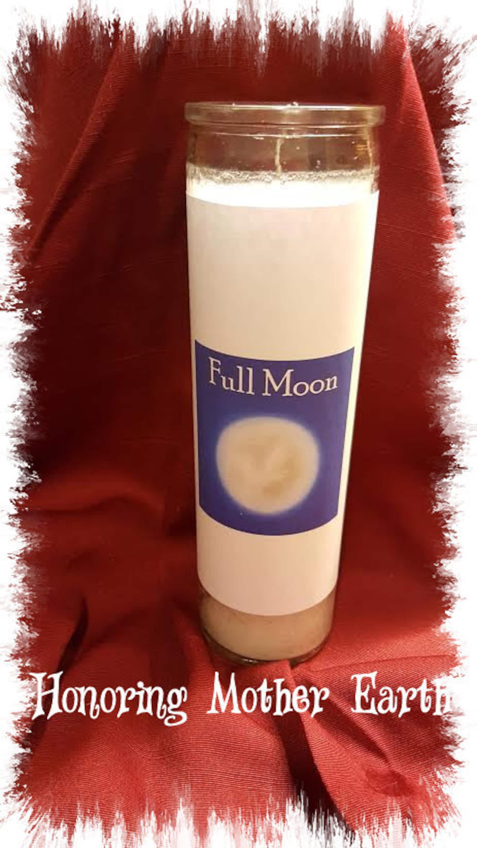 Full Moon Candle New Beginnings Spiritual Candle 7 Day | Etsy