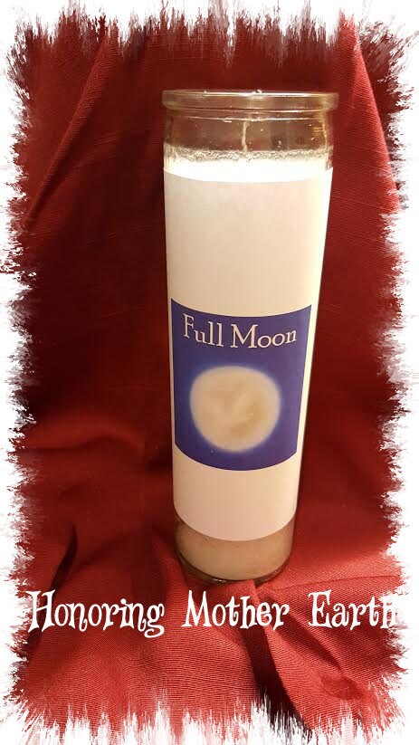 Full Moon Candle New Beginnings Spiritual Candle 7 Day | Etsy