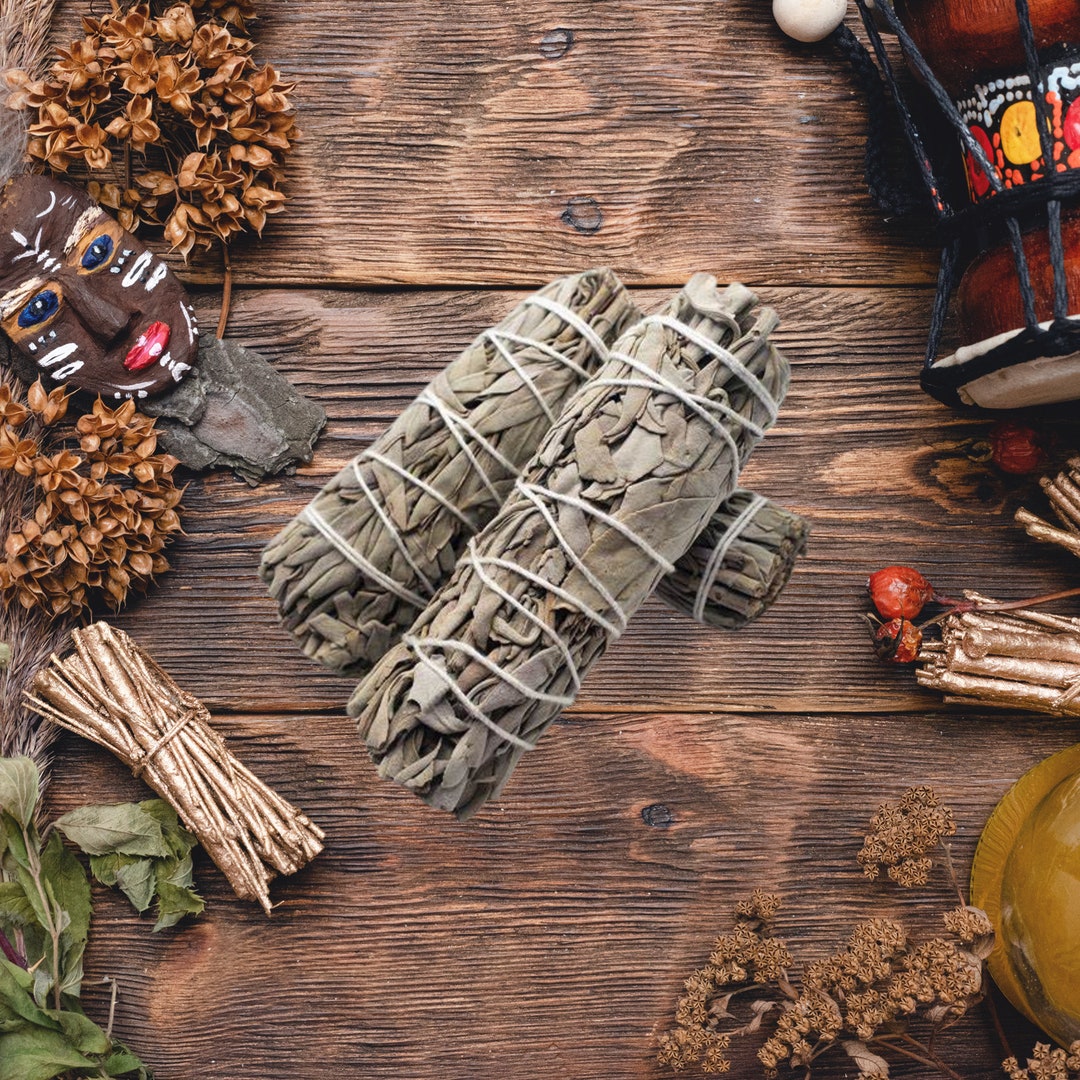 White Sage Smudge Stick, Restore Balance, Spiritual Purification ...