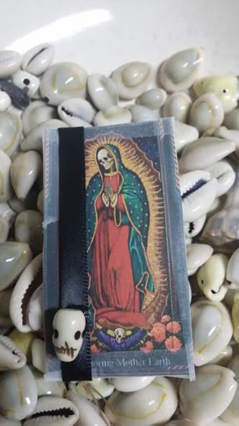 Santa Muerte Conjure Card Voodoo Hoodoo Holy Death | Etsy