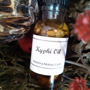 Kyphi Oil, Aphrodite, Blessings, Health, Isis, Maat, Anointing, Candles ...