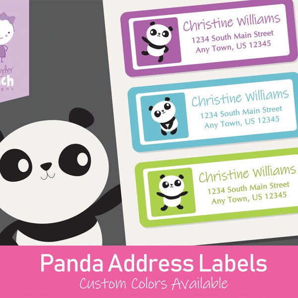 Kids Address Labels - Etsy