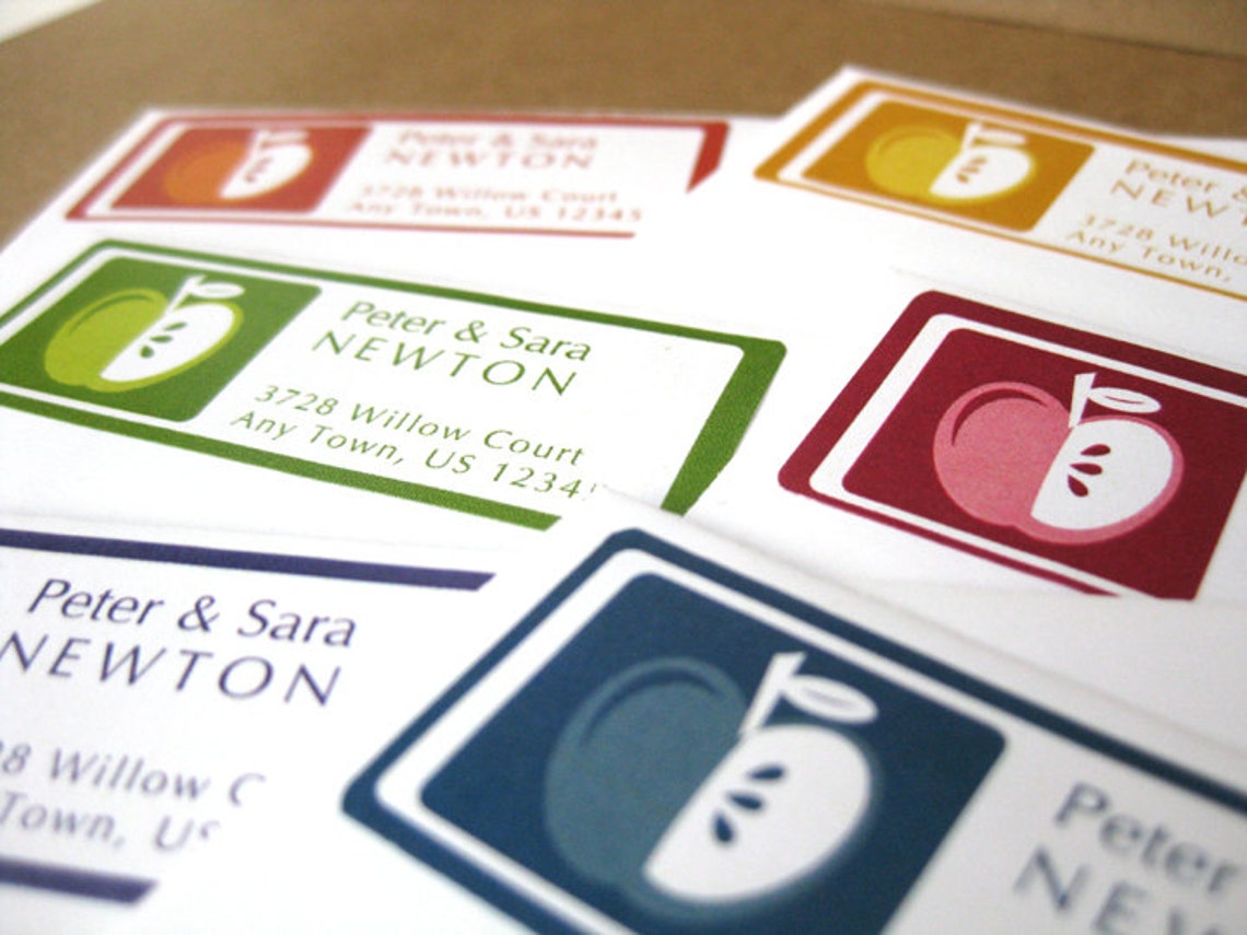 Personalized Address Labels 60 Stickers Return Address - Etsy