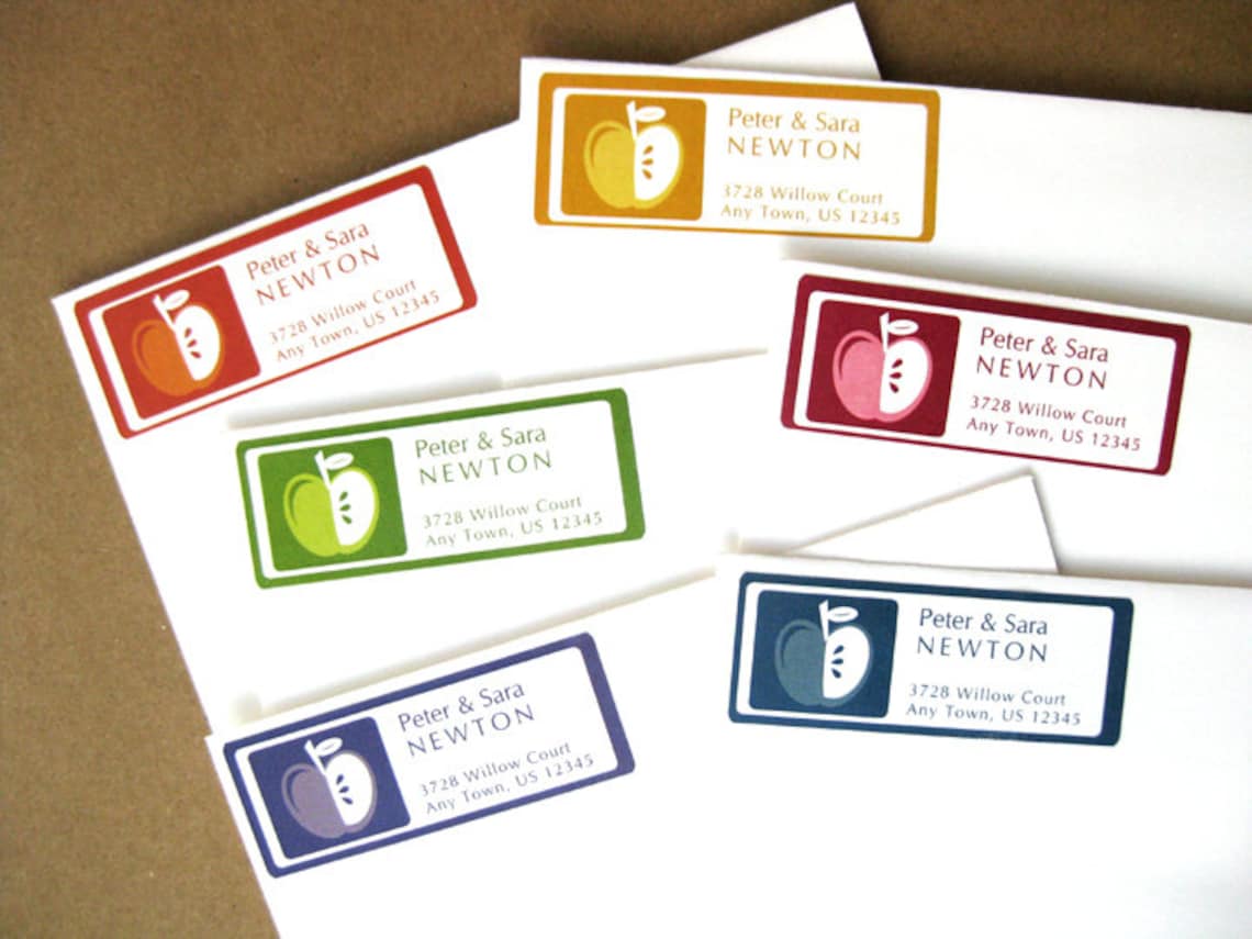 Personalized Address Labels 60 Stickers Return Address - Etsy