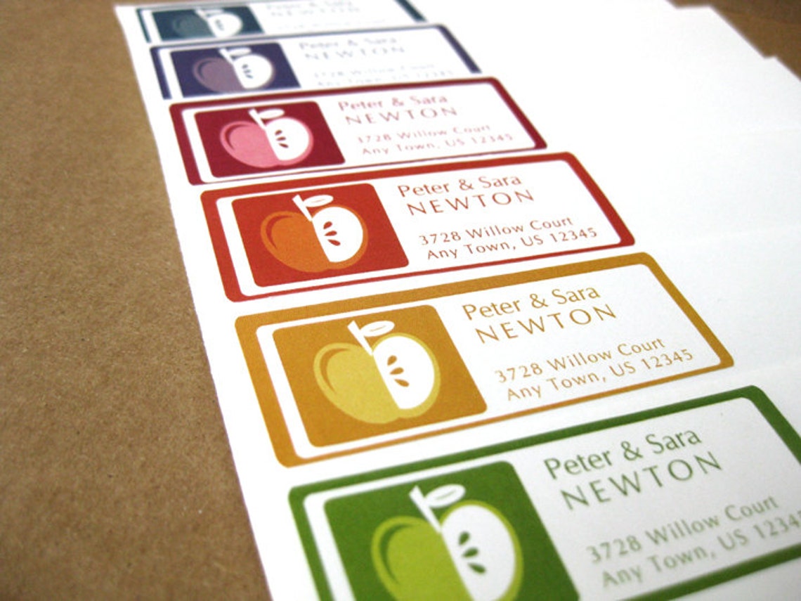 Personalized Address Labels 60 Stickers Return Address - Etsy