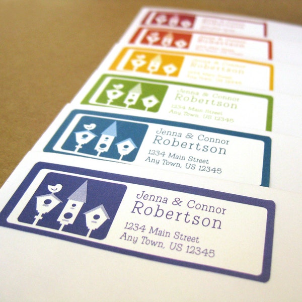 Bird Address Labels - Etsy