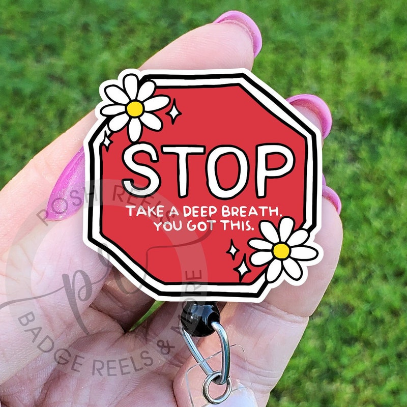 Deep Breath Sign - Etsy