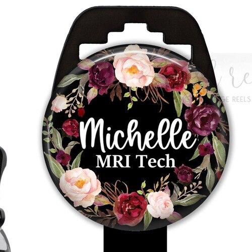 MRI Safe Retractable Badge Reel Nacho Average MRI Tech Badge - Etsy