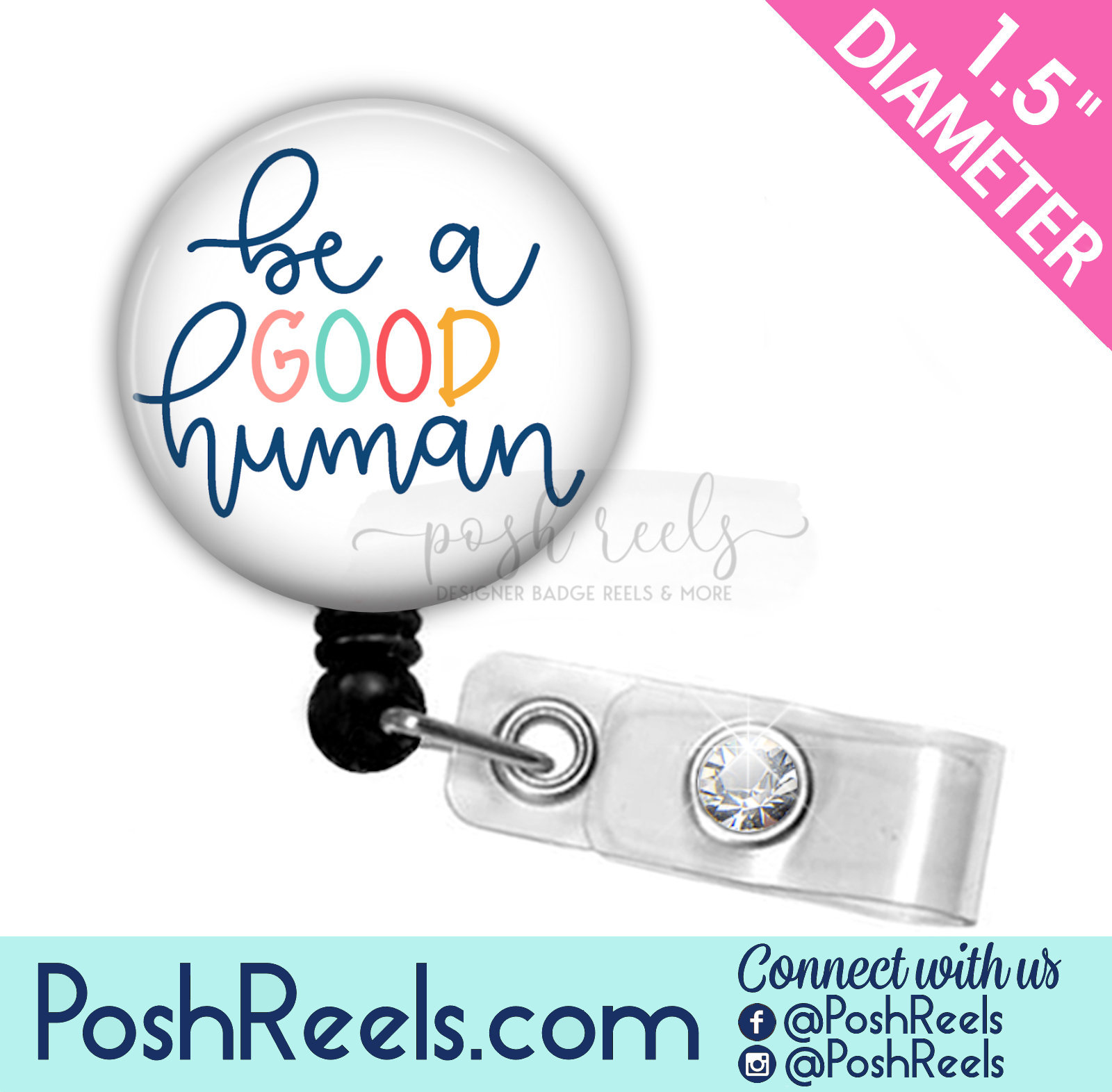 Be A Good Human Badge Reel Holder Be Kind Badge Reel - Etsy 日本