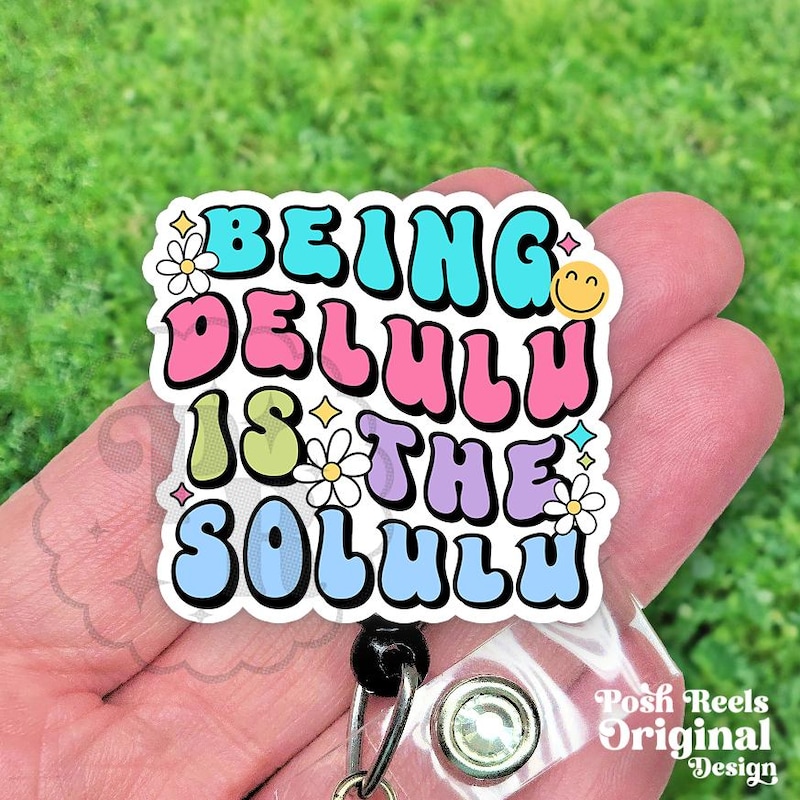 Delulu Badge Reel - Etsy