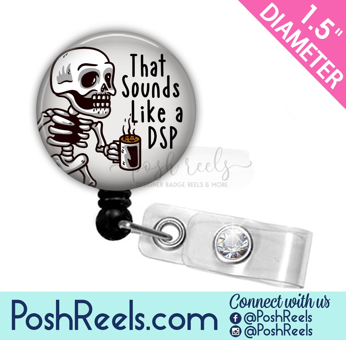 Funny Night Shift Badge Reel That Sounds Like A DSP Day | Etsy