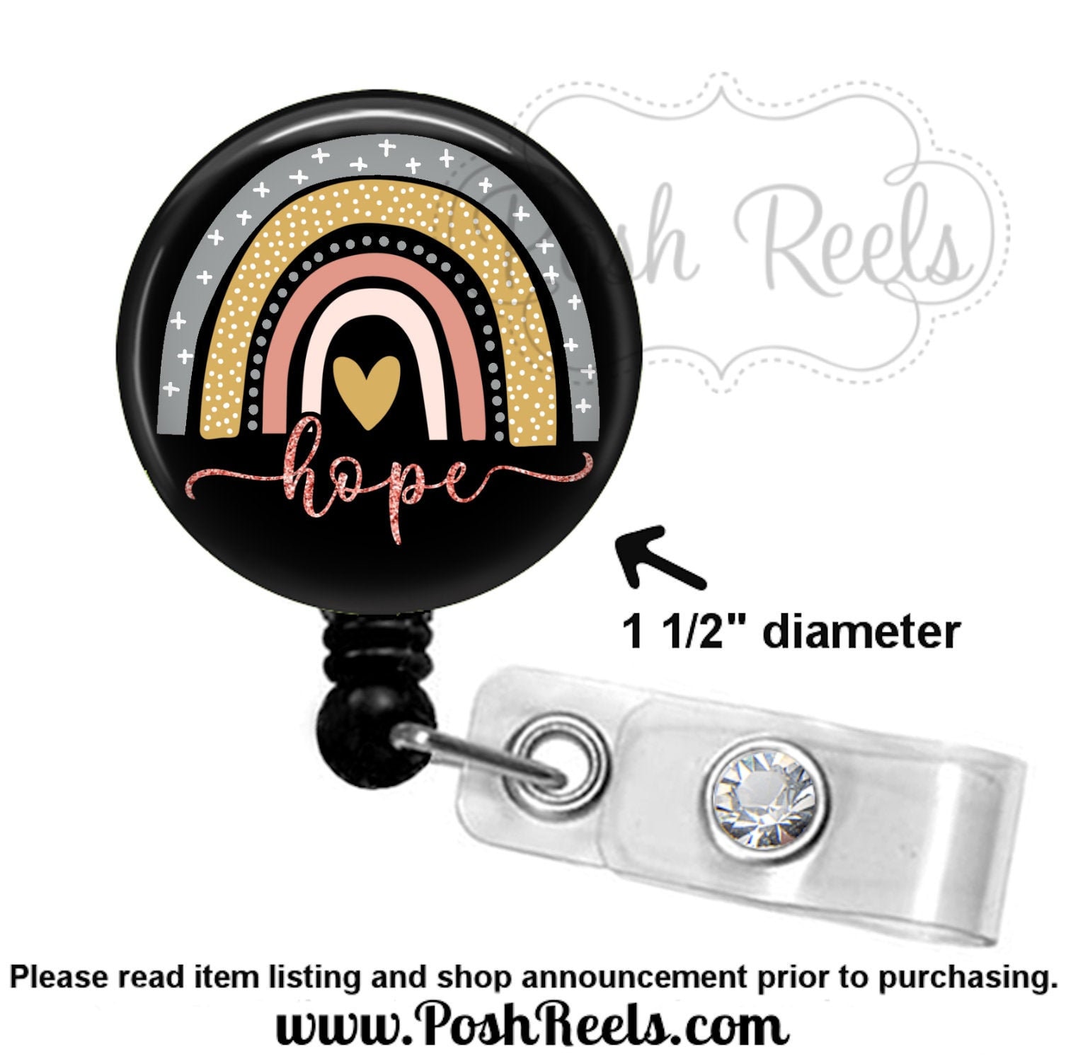 Hope Badge Reel Inspirational Badge Reel Encouragement | Etsy