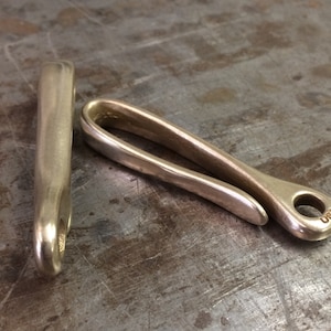 Solid Brass Key Loop Belt Hook - Made in USA - Etsy