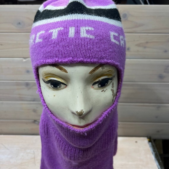 Vintage 80s Arctic Cat Winter Face Mask Snowmobile, W… - Gem