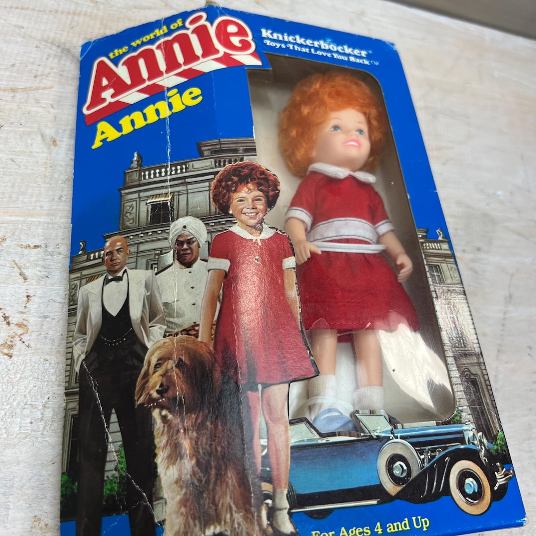 Vintage 1982 the World of ANNIE 6 Inch ANNIE DOLL Knickerbocker Toys - Etsy