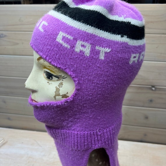 Vintage 80s Arctic Cat Winter Face Mask Snowmobile, W… - Gem