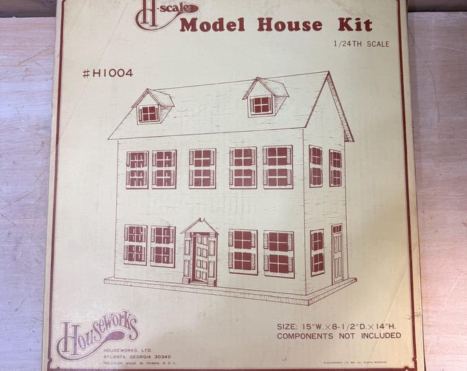 Vintage House Model Kit, 12:1 Scale, House Kit Building Model ,building ...