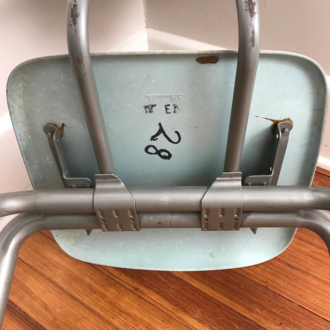 School Chair SET 2 American Made Brunswick Fiberglass Metal - Etsy