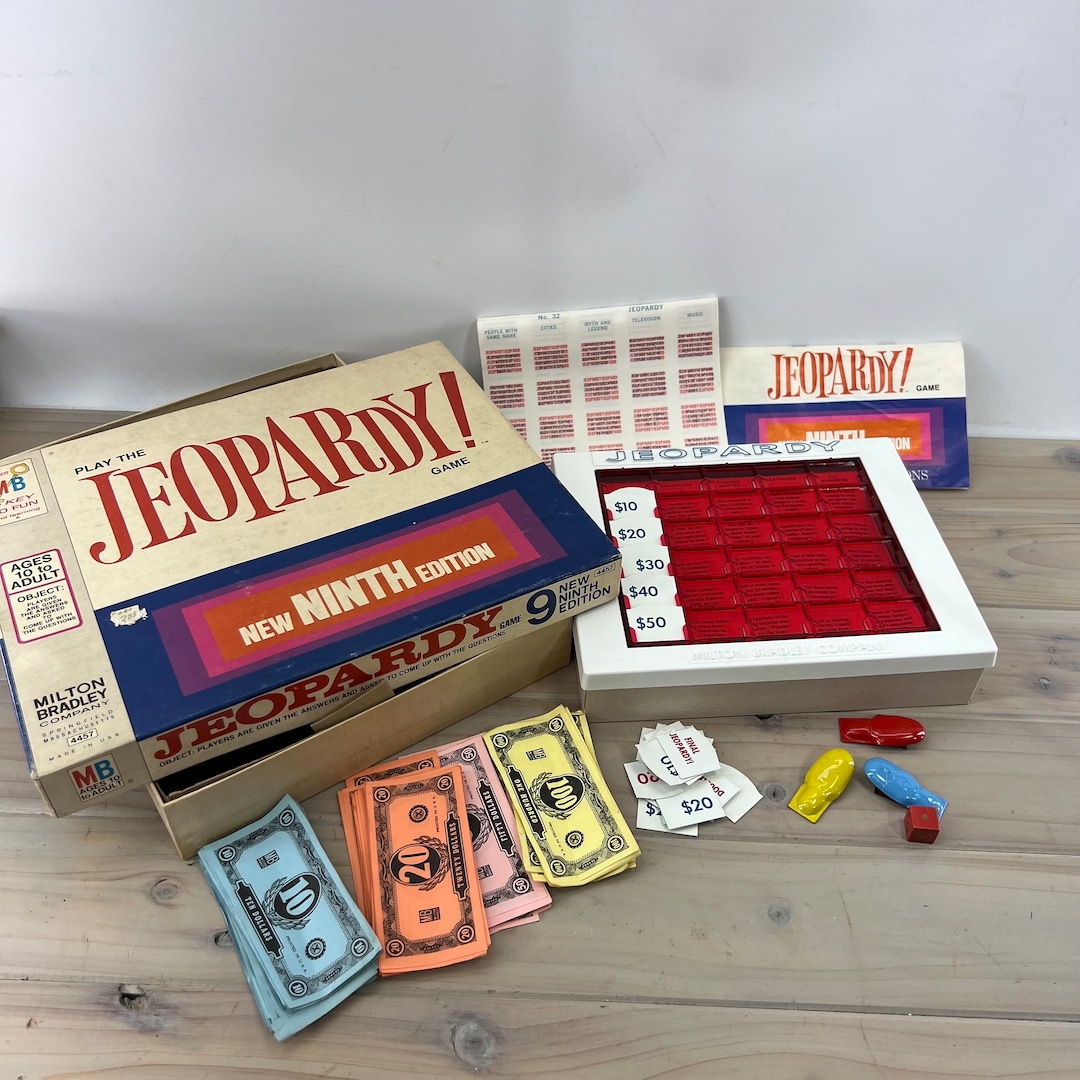 Vintage Board Games Jeopardy, Game 1980s, Vintage Games, Game Night ...